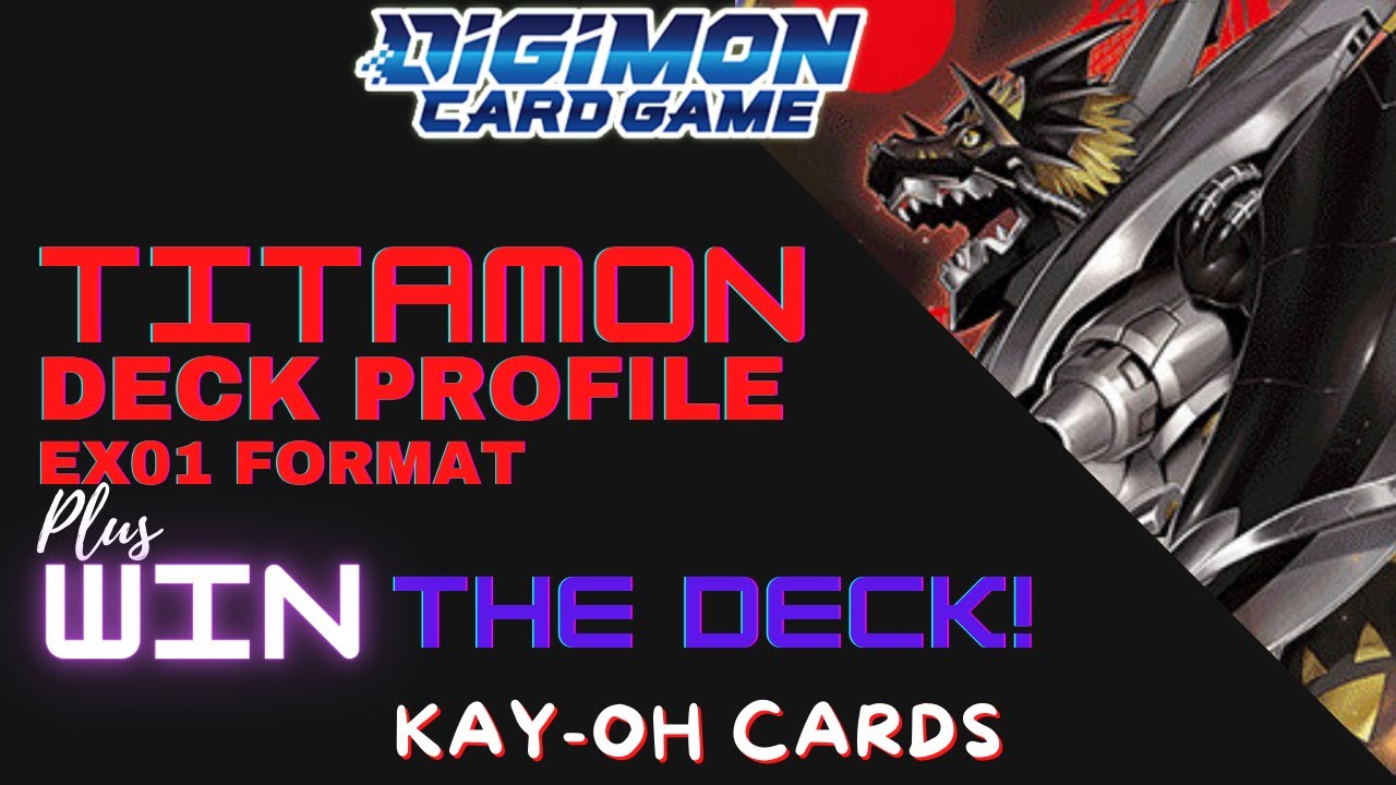 Win a Free Titamon Deck Profile and Giveaway Update for Booster Box of ...