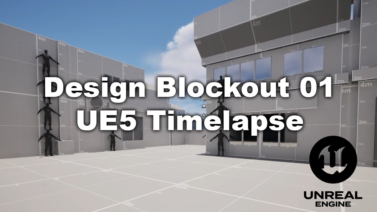 Cyber City Map Design Blockout 01 Progress Update Unreal Engine 5 - YouTube
