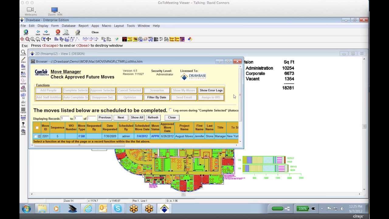 DRAWBASE Move Manager application - YouTube