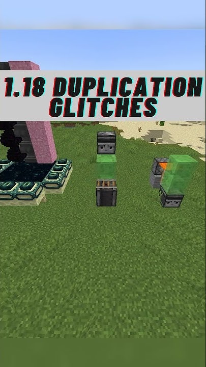 Minecraft Duplication Glitches [Java 1.18.1] #shorts - YouTube