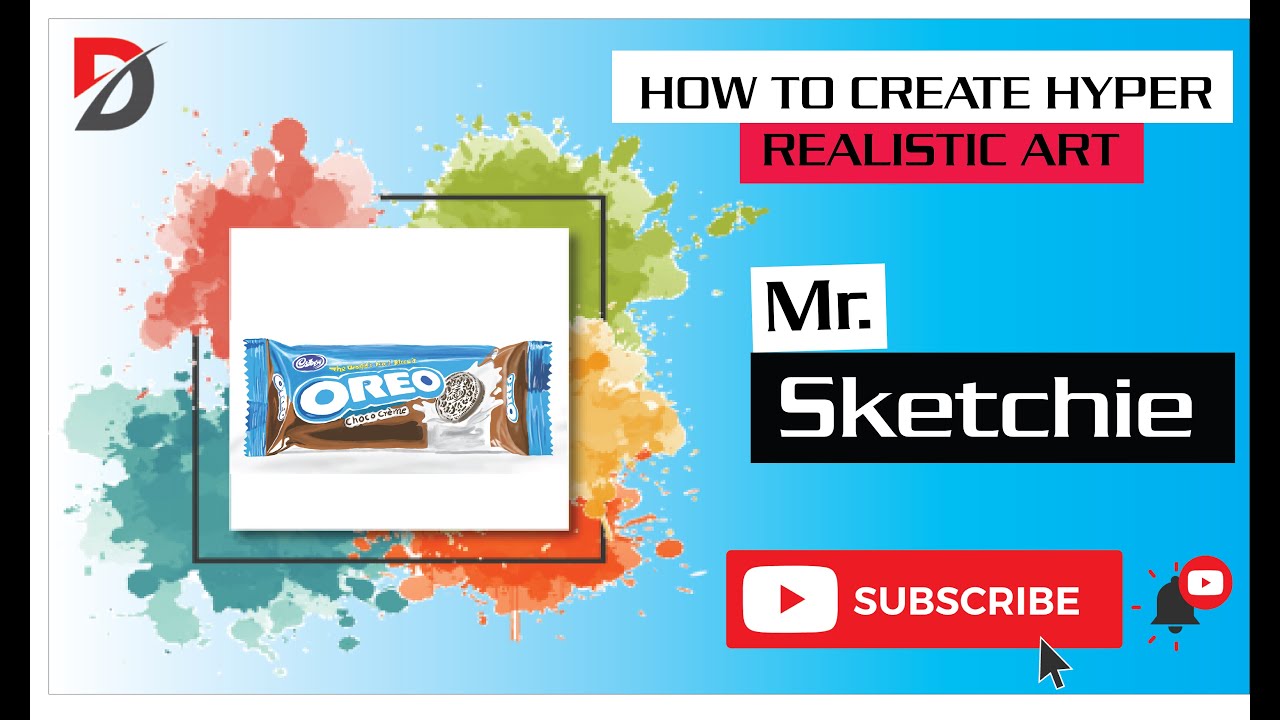 HOW TO DRAW OREO 3D SKETCH || 3D ART || SKETCH || - YouTube