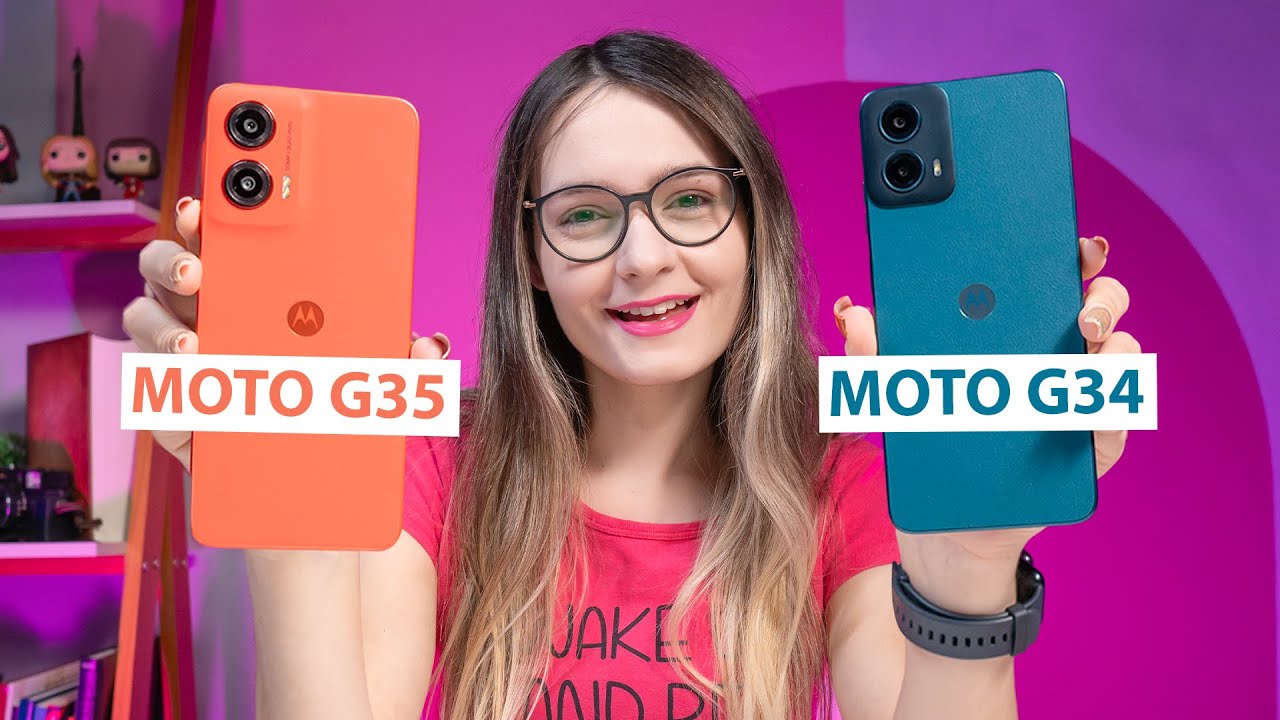 Moto G34 vs Moto G35! O que MUDOU? Comparativo - YouTube