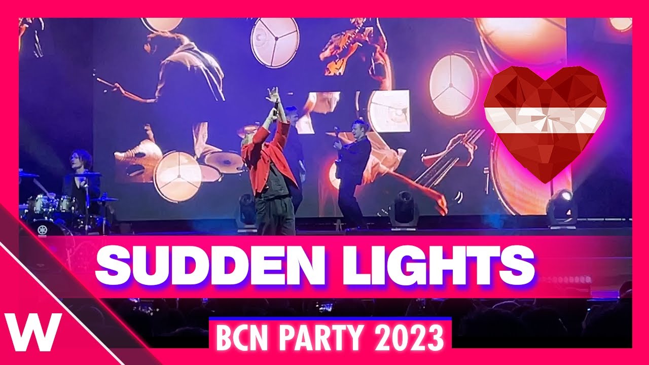 🇱🇻 LIVE: Sudden Lights "Aijā" @ Barcelona Eurovision Party 2023 ...