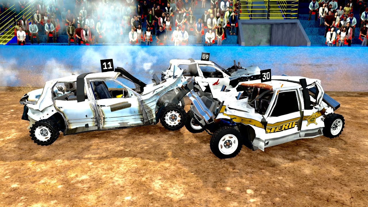 BeamNG Demolition Derby (Fullsize 80’s and Newer Street Stock) - YouTube