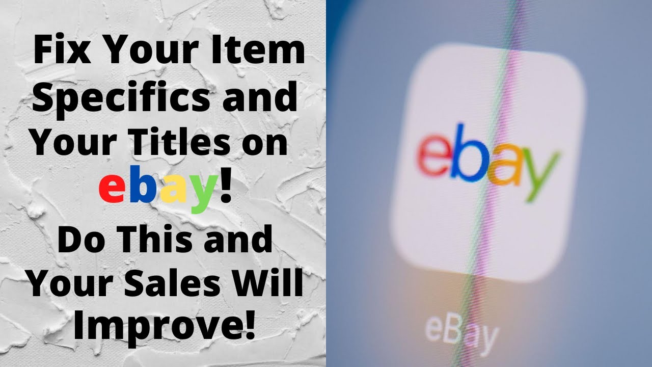 Are Your eBay Item Specifics and Titles Correct? Fix These To Boost ...