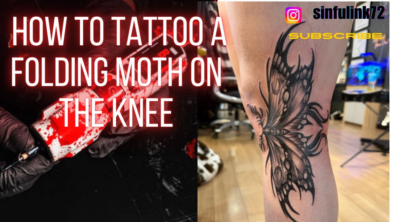 I Tried Tattooing a FOLDING MOTH on the Knee and It Changed Everything ...