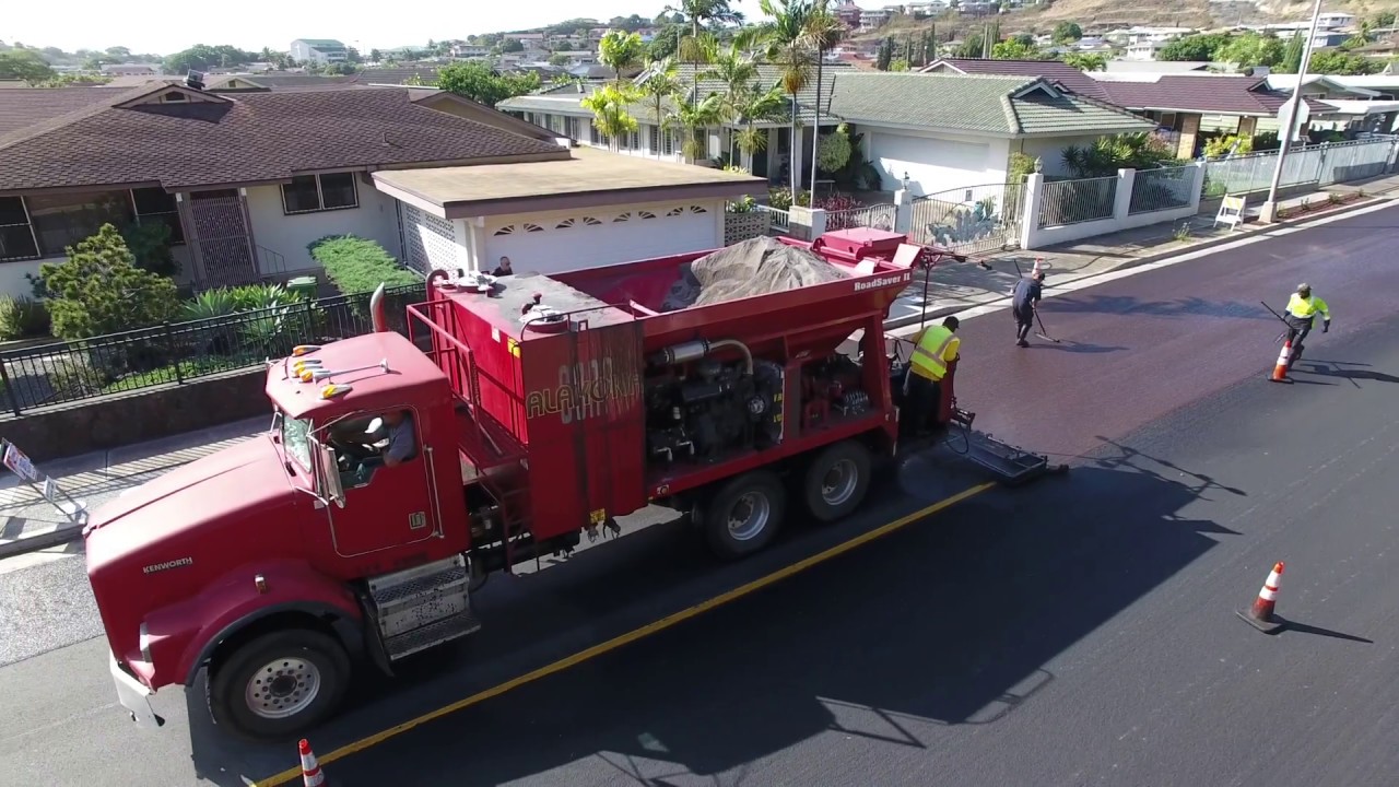 Micro Surfacing and Slurry Machine - RoadSaver - YouTube