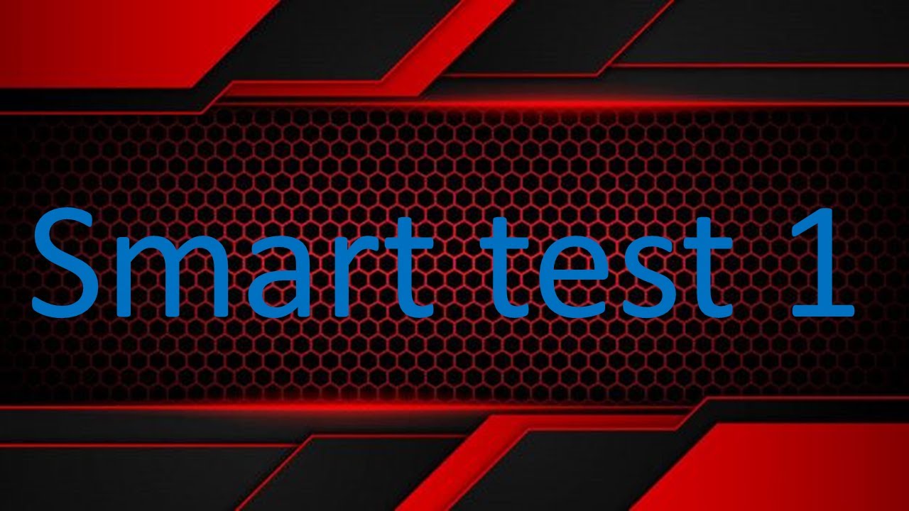 Smart test 1 - YouTube