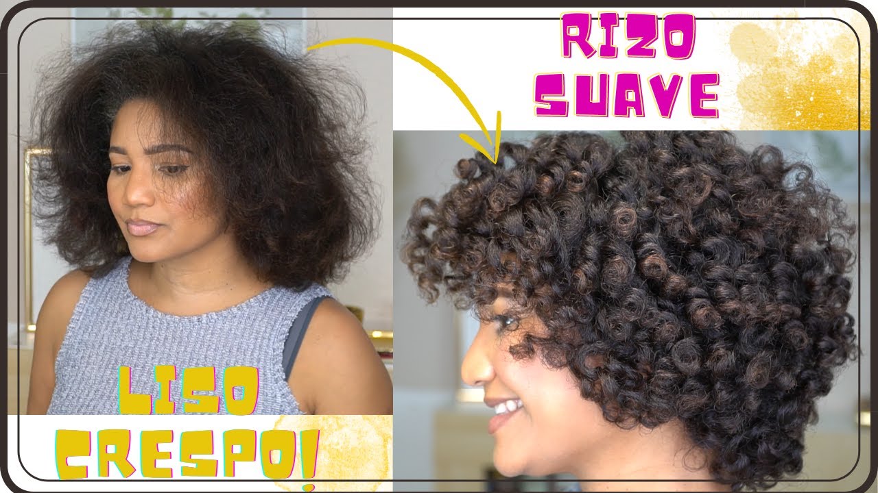 Como rizar un cabello liso | De liso a rizo super rapido y simple - YouTube