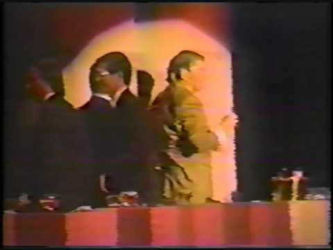 President Reagan Attacked at NAB Convention Las Vegas April 1992 480p ...