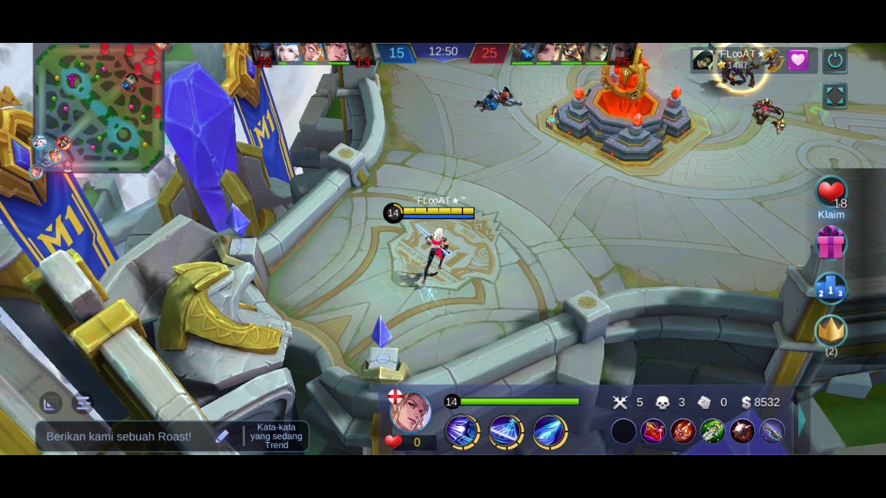 Live mobile legend arena kontes - YouTube