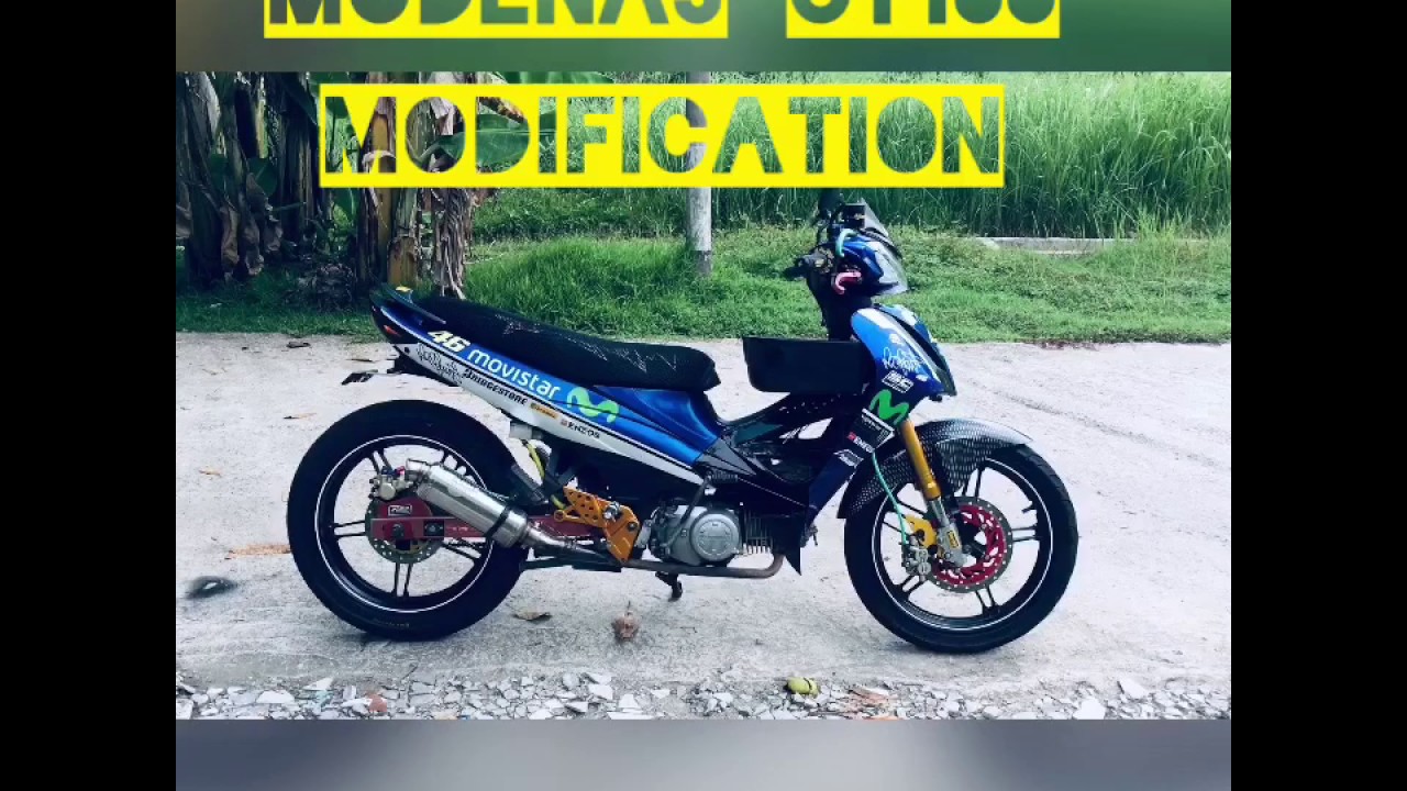 review MODENAS CT100 modification tayar besar - YouTube