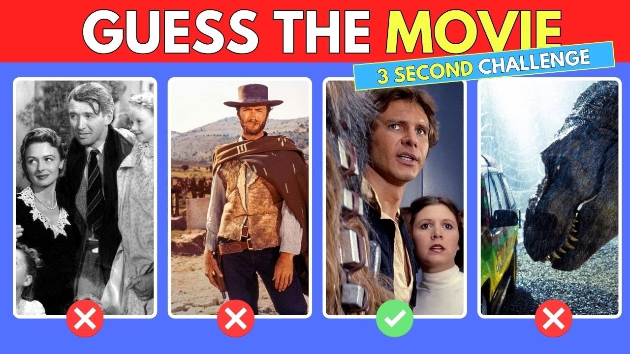 Guess the Movie - 3 Second Challenge 🔥 | Fun Movie Pub Quiz 🎬 - YouTube