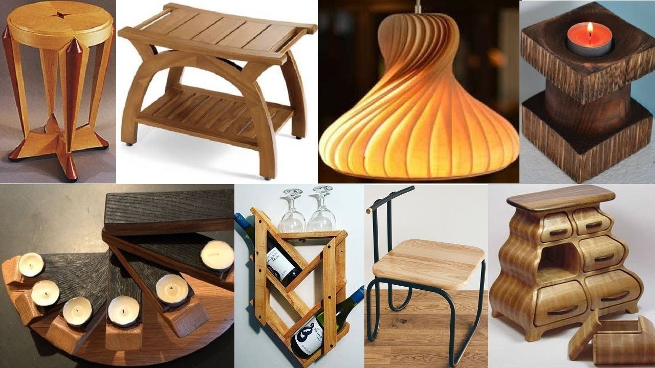 Wooden lampshades and other wood furniture ideas you can make as ...