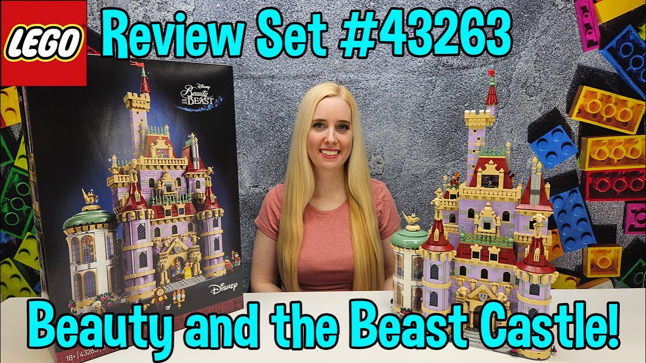 First Look at LEGO® Beauty and the Beast Castle! #43263 | Speed Build ...