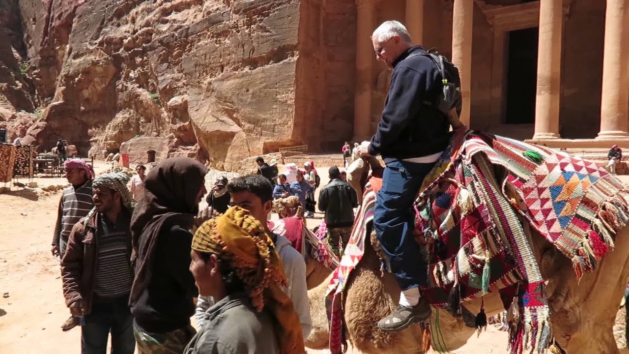 Camel Ride in Petra, Jordan - YouTube