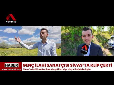 Sivaslı Genç İlahi sanatçısı Sivas’ta Klip çekti