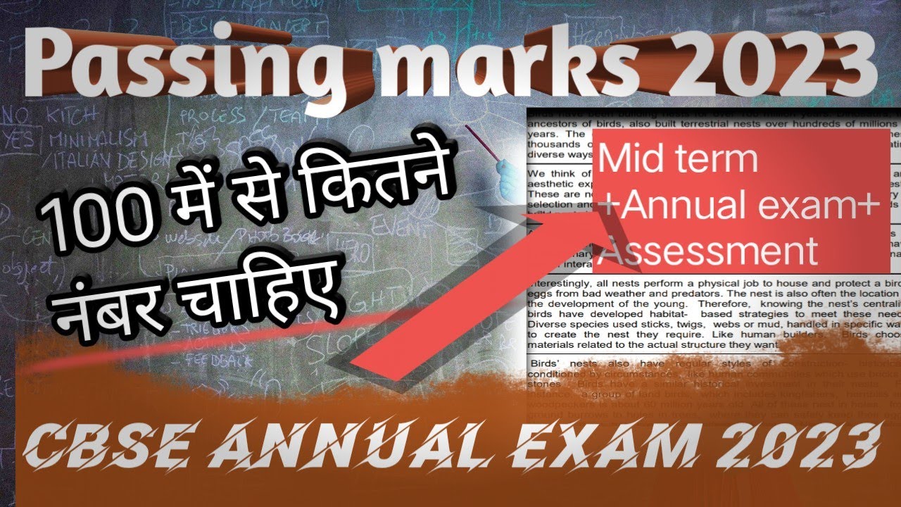 passing marks for class 9th / annual exam 2023 / final exam term2 /pass ...