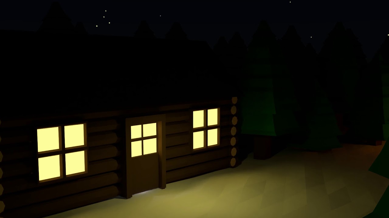 log cabin scene animation 20000 0260 - YouTube