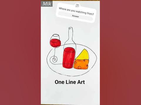 one line drawing challenge #onelinedrawingchallenge - YouTube