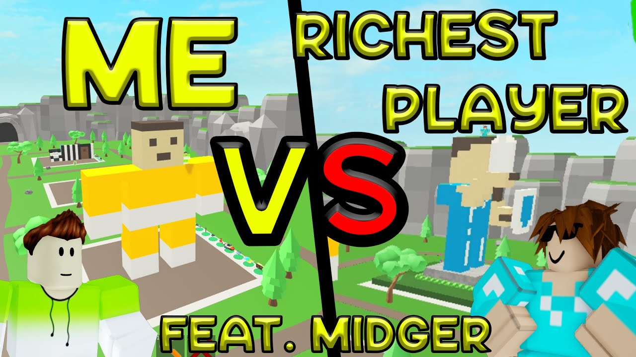 Statue Building Challange with Richest Player! Roblox Build to Survive ...