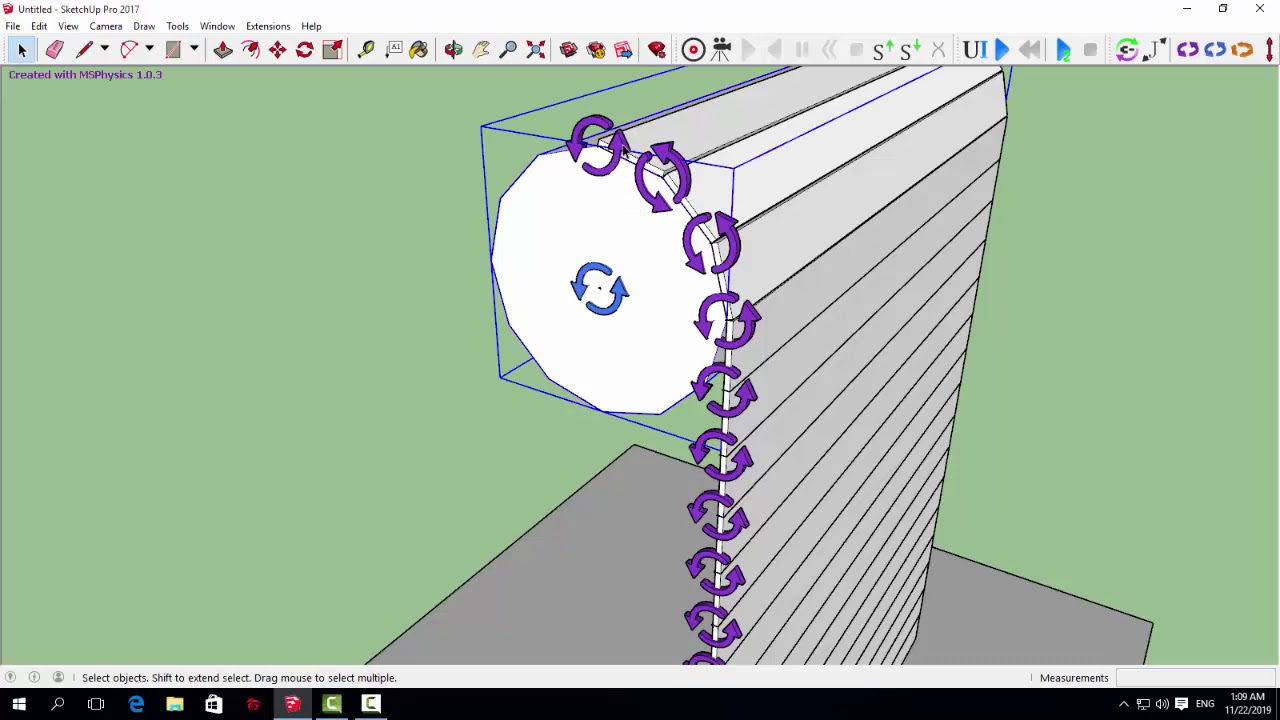 SketchUp MsPhysics Plugin - QuickTip - YouTube