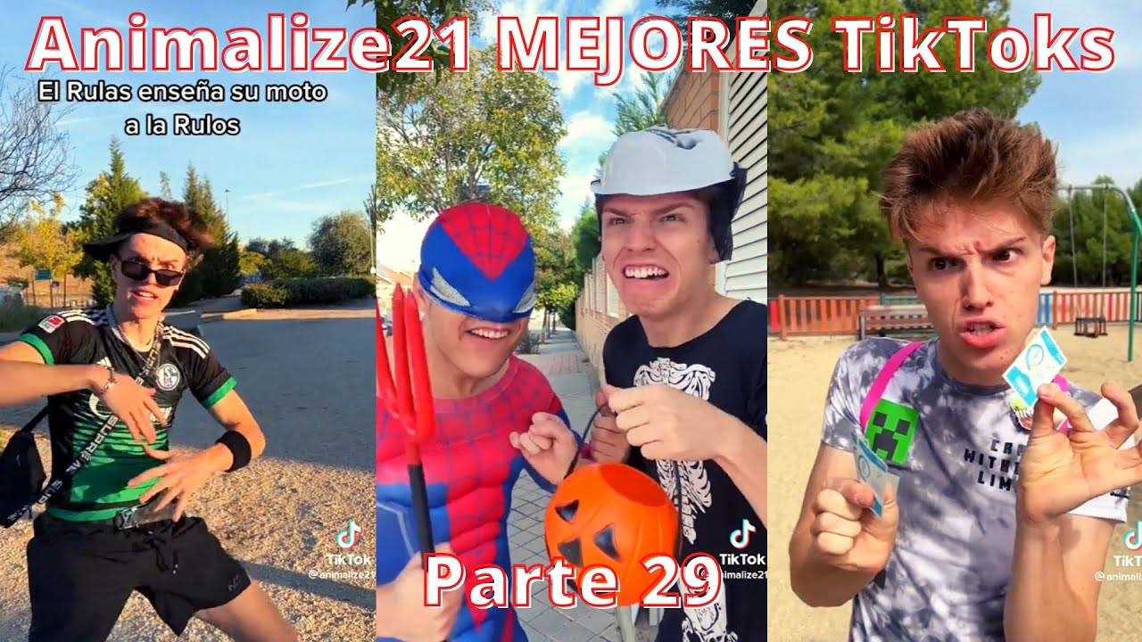 Animalize21😂😂 MEJORES TikToks | Parte 29 (si te ríes pierdes) - YouTube