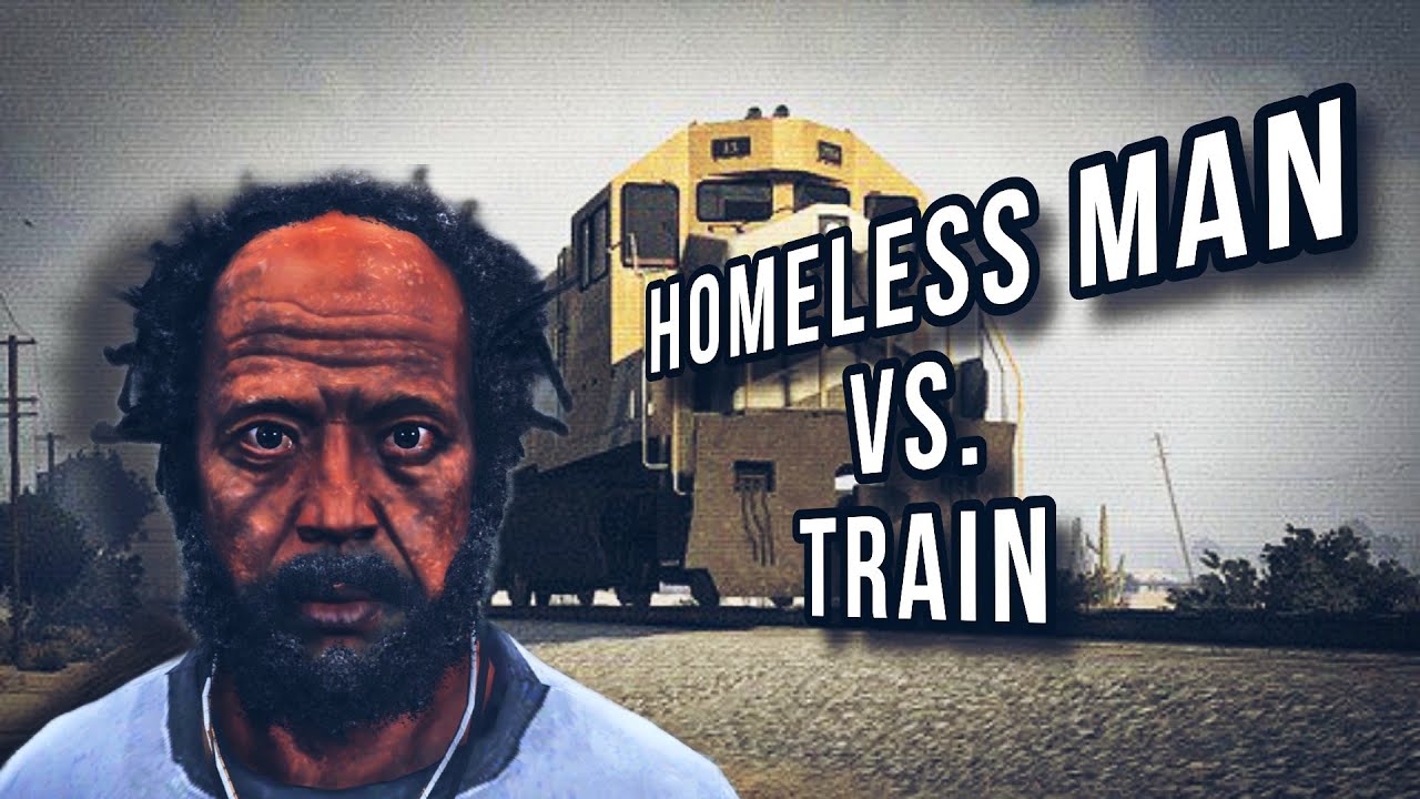 Homeless Man vs. Train | A short story - YouTube