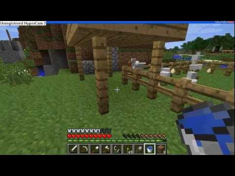 Minecraft:Comment faire une cisaille et un seau.FR - YouTube