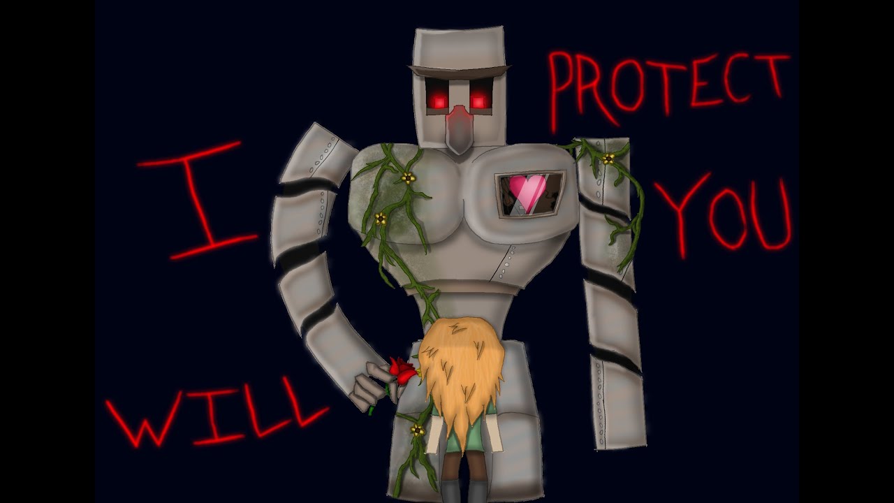 Speed Art: Iron Golem Protection - YouTube
