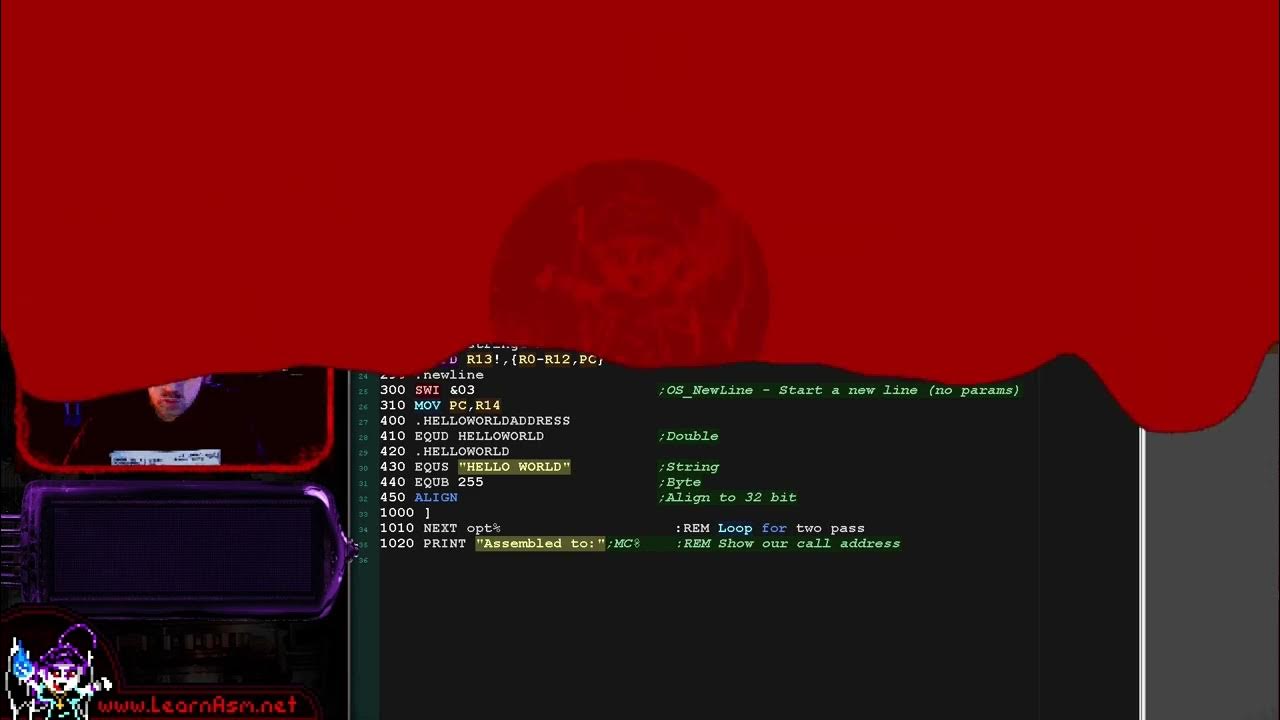 Assembly Hello World on RISC-OS Assembled via BBC Basic! - ARM Lesson ...