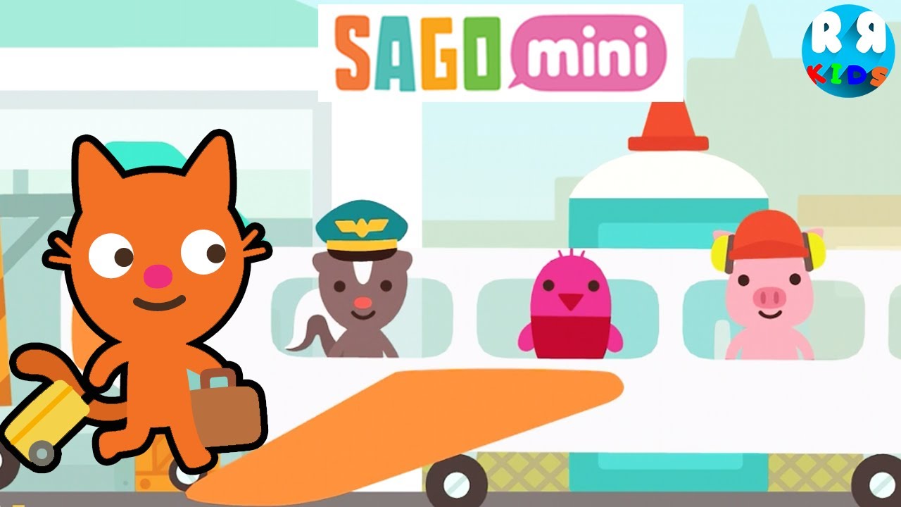 Sago Mini Airport Playset - Best Learning App for Kids | iPad Gameplay ...
