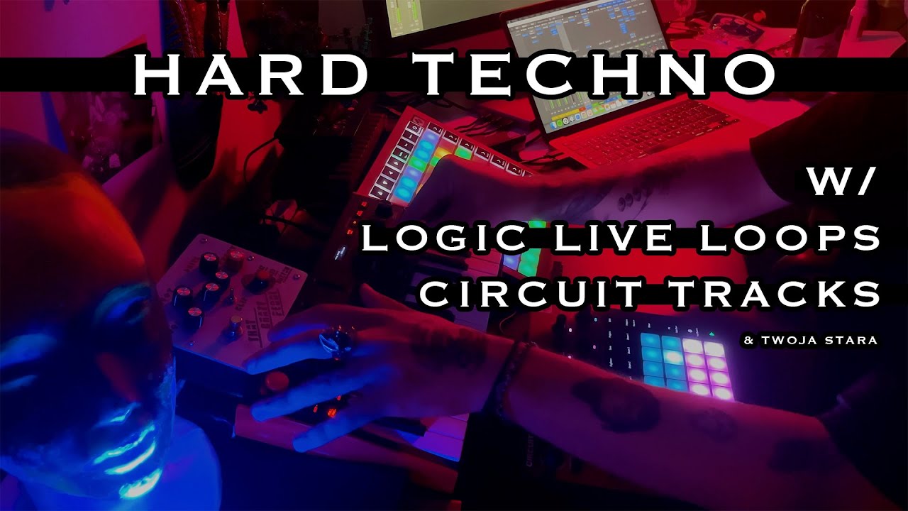 hard techno jam | logic live loops + circuit tracks - YouTube