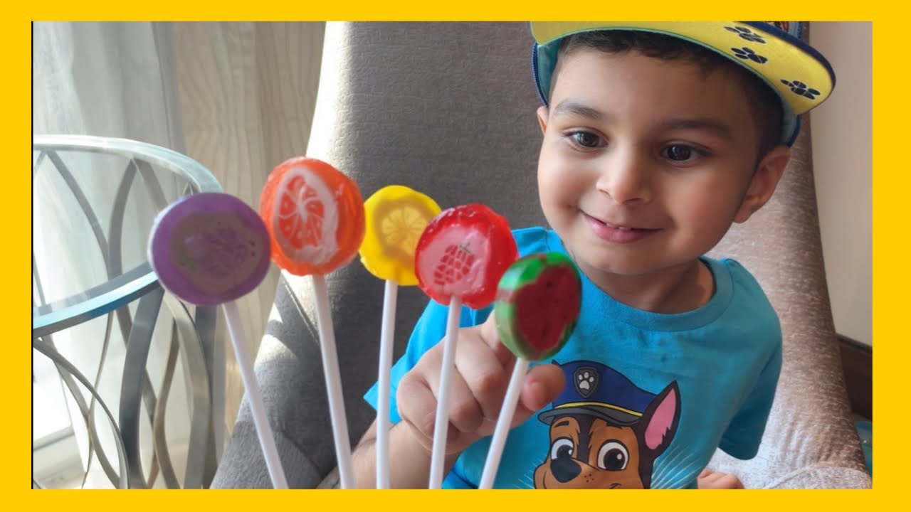 Learn Colors and Numbers With Lollipop Finger Family Song | Daddy ...