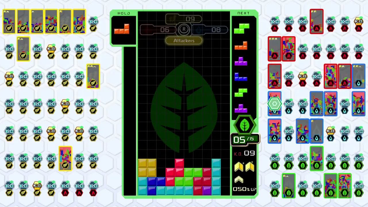 i got 10 K.O.s on green team in tetris 99 teams!!!!!!! - YouTube