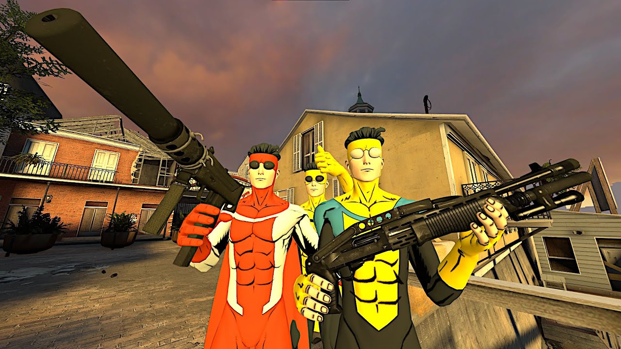 The invincible variants invade left 4 dead 2 - YouTube