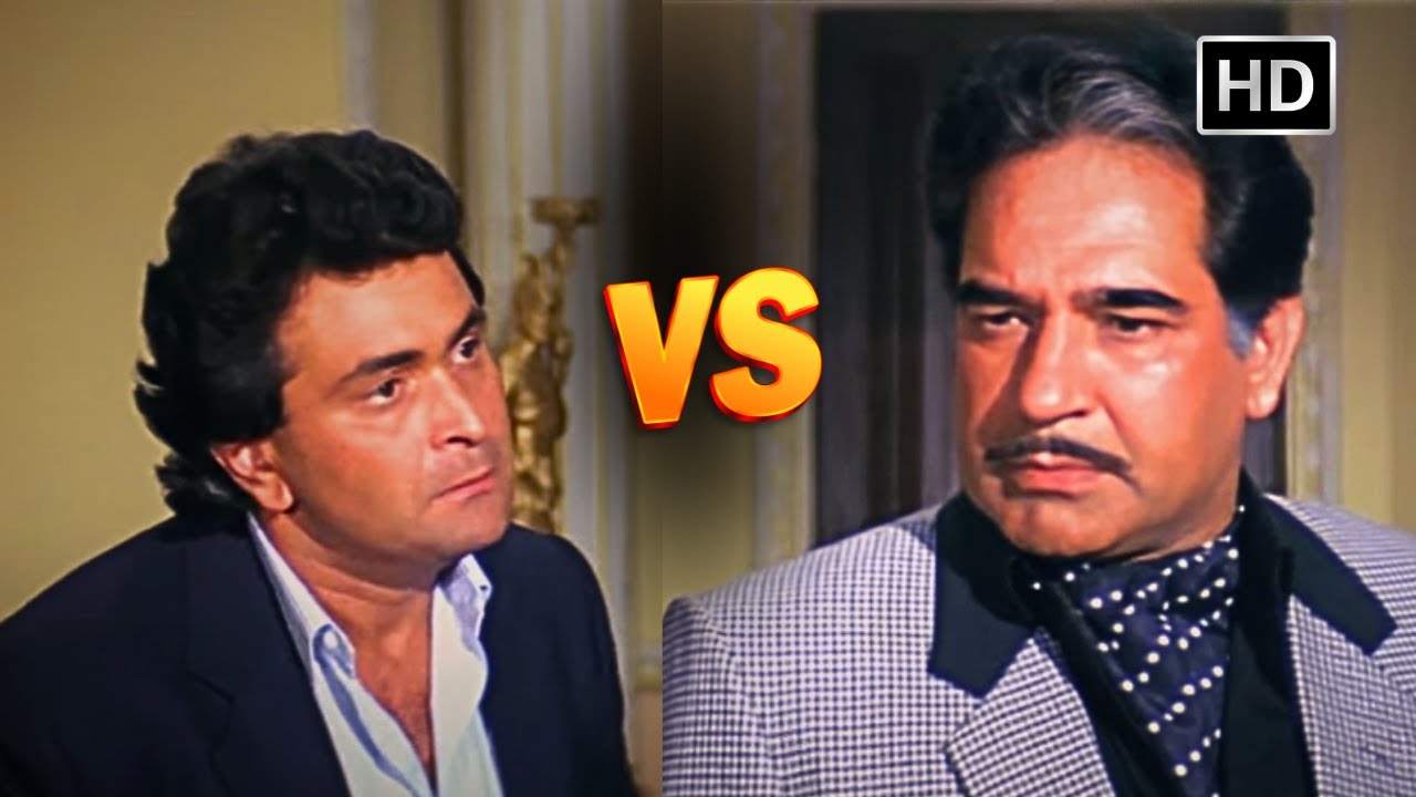 Rishi Kapoor VS Kulbhushan Kharbanda | Banjaran | Best Bollywood Movie ...