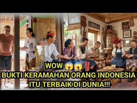 WOW😱😱‼️BUKTI KERAMAHAN ORANG INDONESIA ITU TERBAIK DI DUNIA!!! - YouTube
