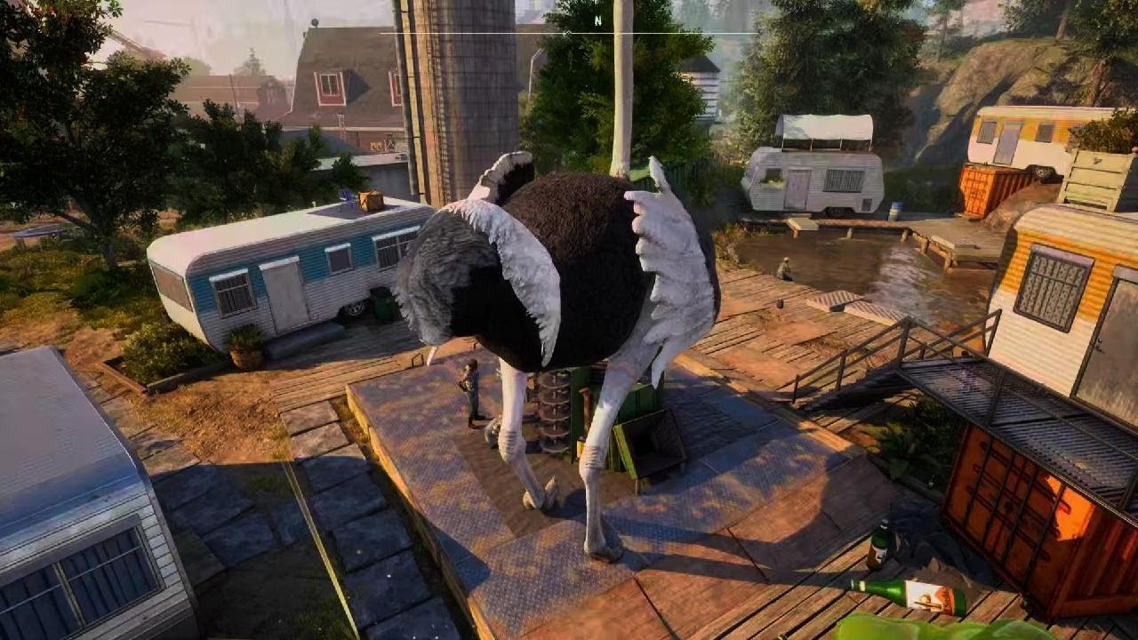 Goat Simulator 3 ostrich Gameplay - YouTube