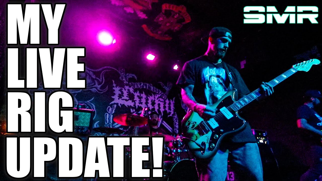 MY UPDATED LIVE GUITAR RIG! - YouTube