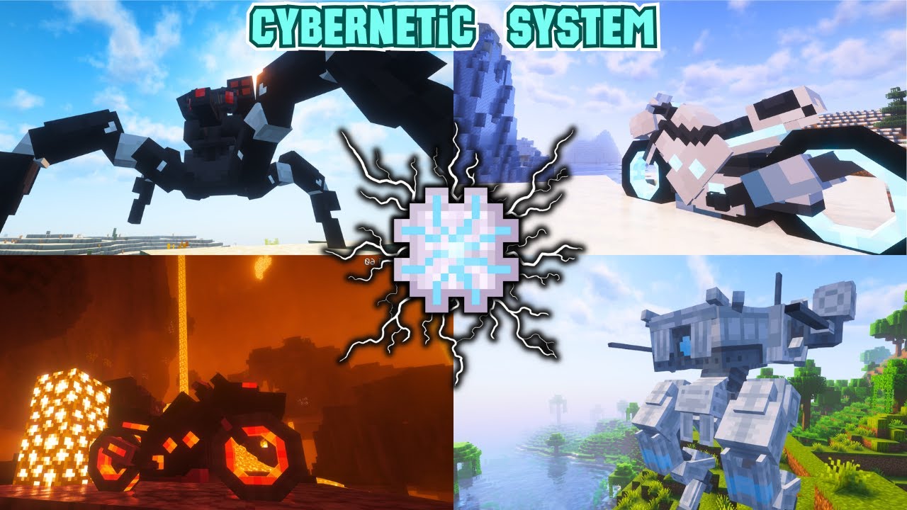 Cybernetic System O Novo Mod Tech Para Minecraft - YouTube