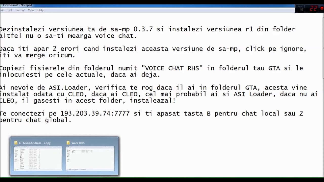 Cum sa instalezi voice chat pe SA-MP - Tutorial complet [Link in ...