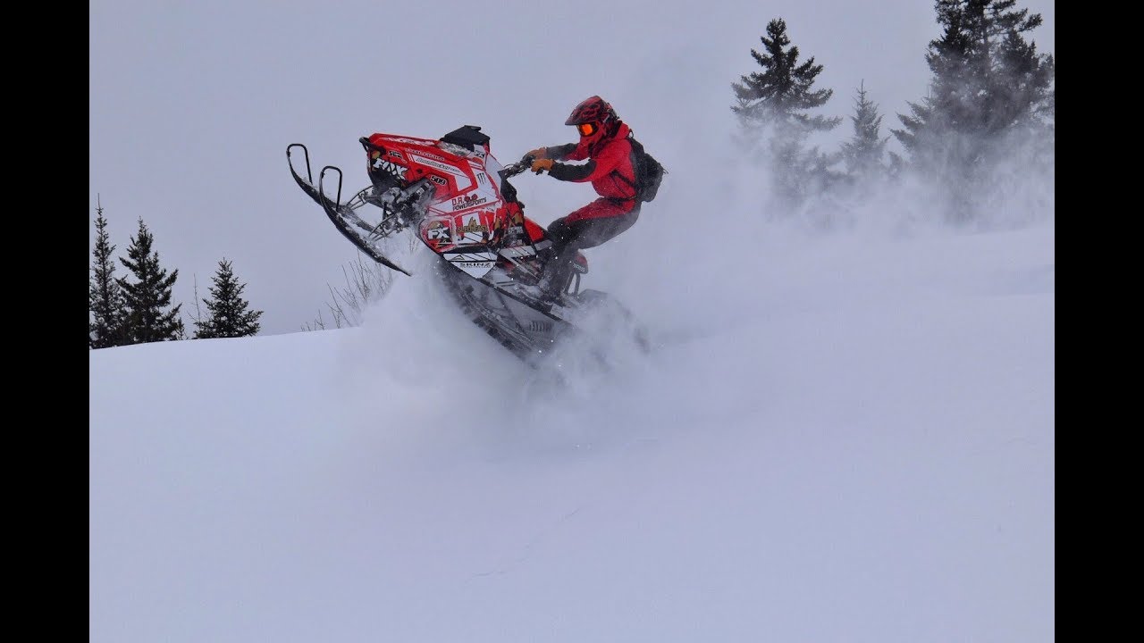 Maine backcountry snowmobiling 2019 - YouTube