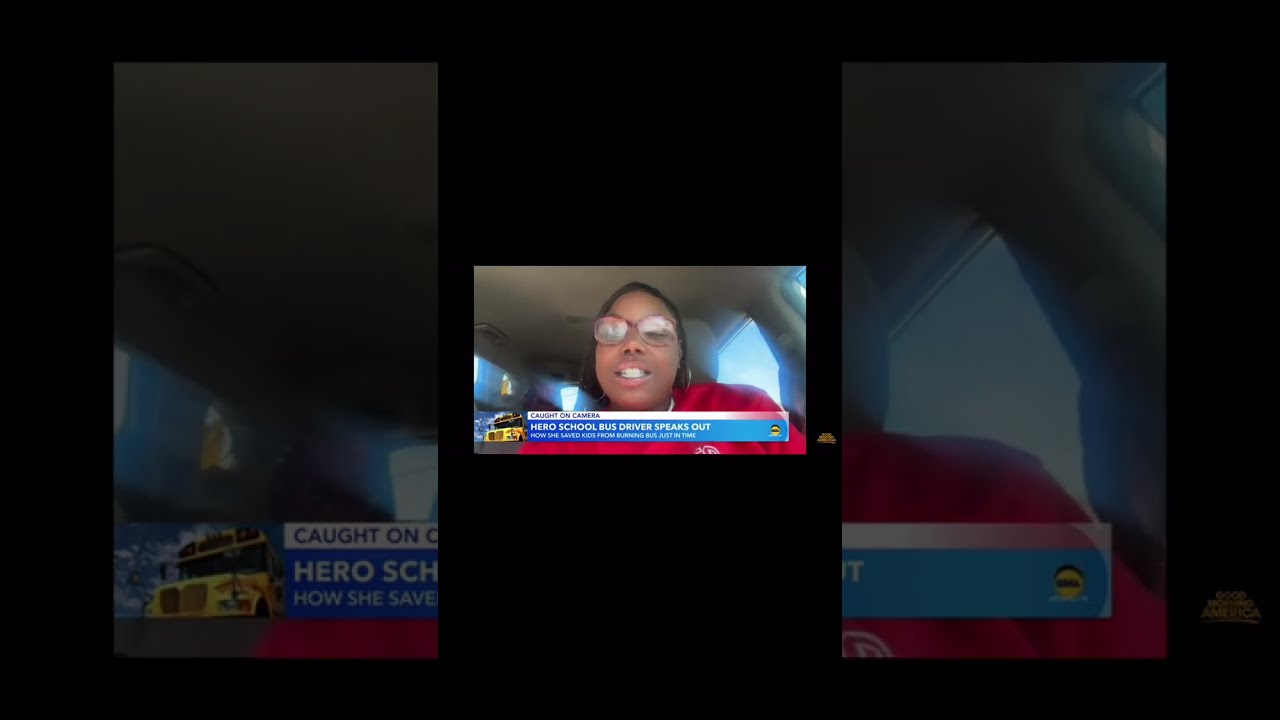 Call her a superhero!! Bus drivers saves kids from burning bus ...