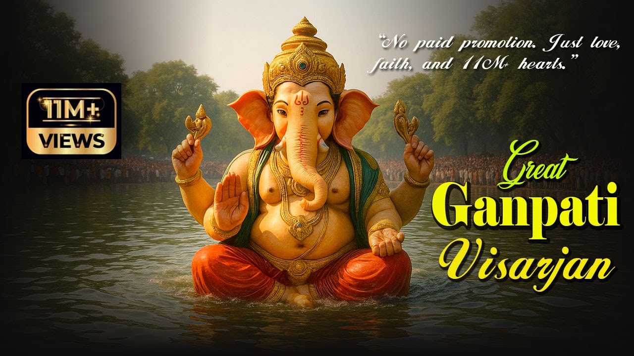 #ganpativisarjan Greatest GANPATI VISARJAN, The tribute of Ganpati ...