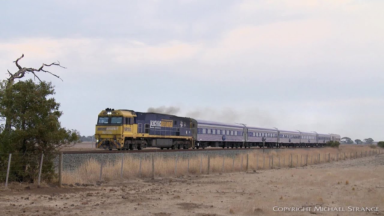 2AM8 Overland Passenger Train - PoathTV Australian Railways - YouTube
