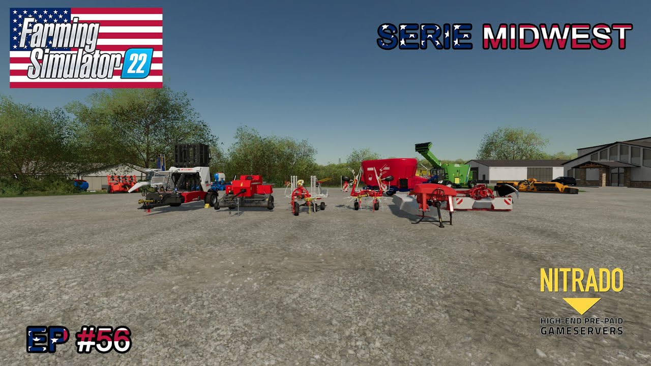 FS22 SERIE MIDWEST #56 ACQUISTI PER LA FIENAGIONE - YouTube