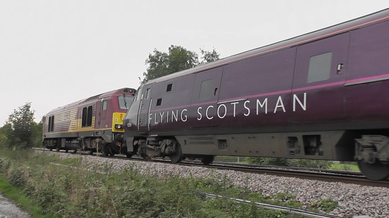 Diverted ECML services pass Scopwick Signal Box - 19/10/2013 - YouTube