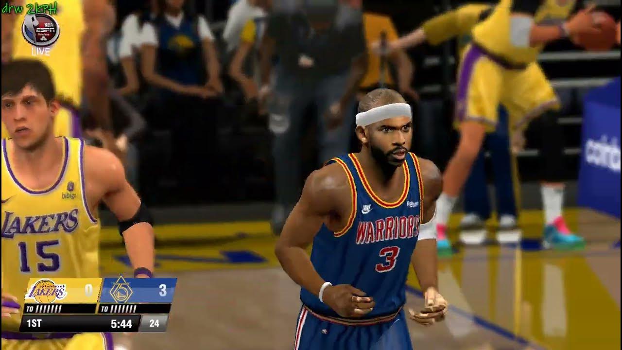 CP3 first 3point bucket at GSW nba2k14 mods to 2023 on PC - YouTube