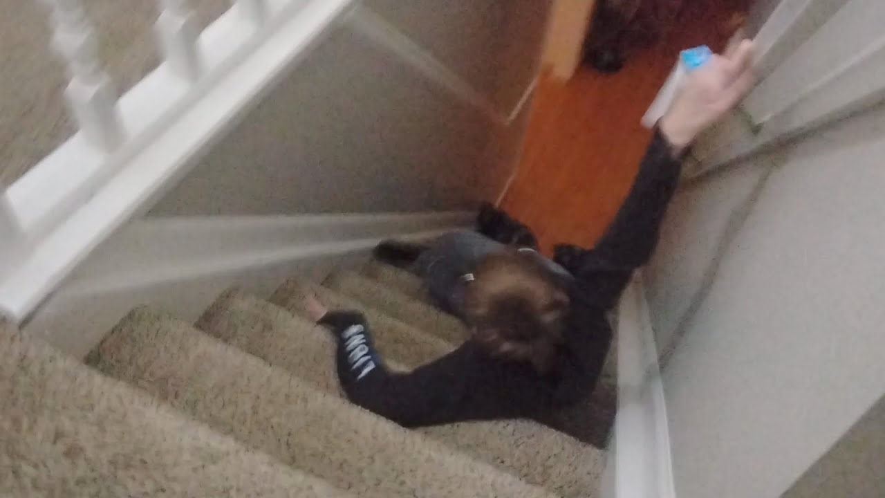 how to walk down the stairs - YouTube